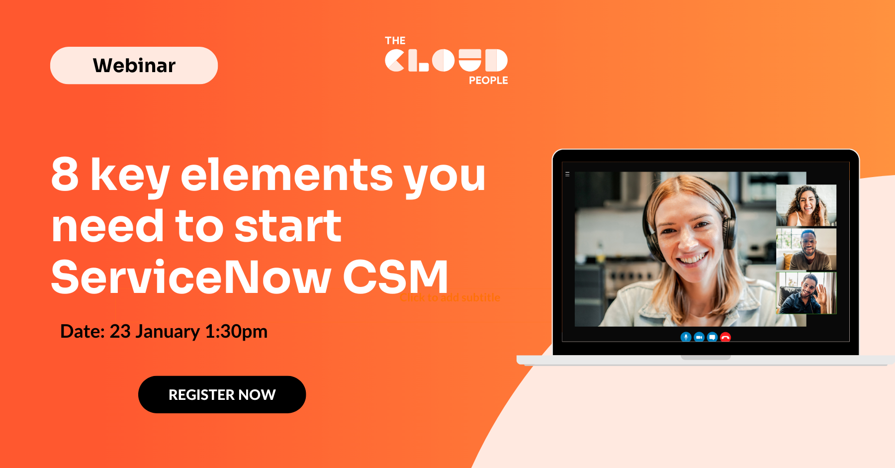 Webinar | 8 key elements for staring ServiceNow CSM with success