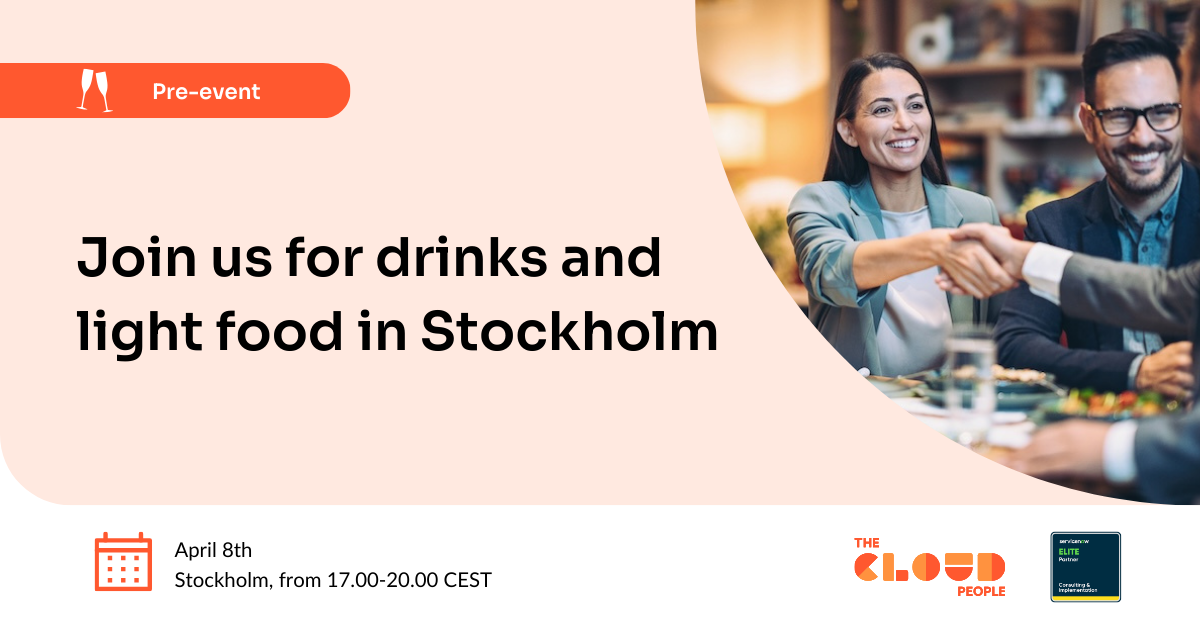 2025 ServiceNow Summit | Pre-event in Stockholm
